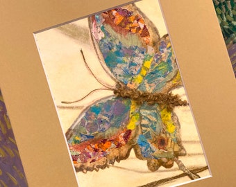 Fiber Art Collage - Etsy