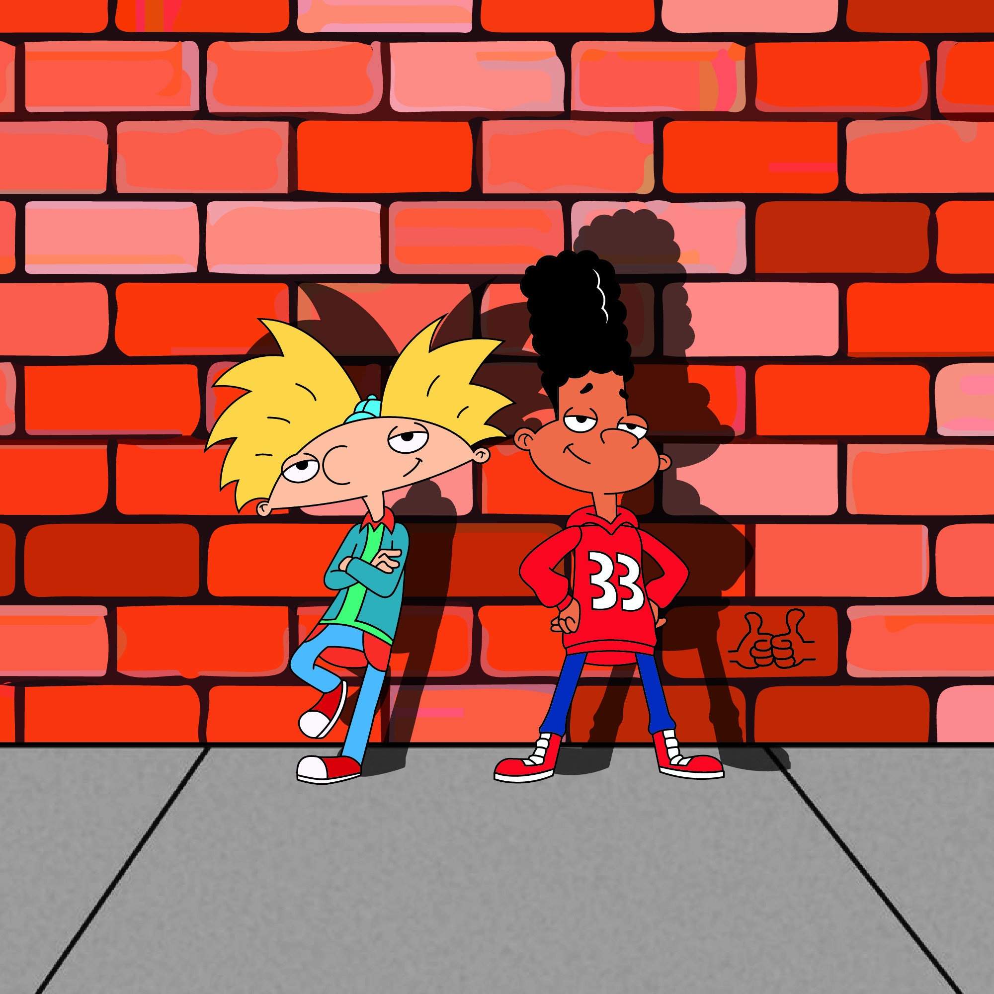 Hey Arnold And Gerald Handshake
