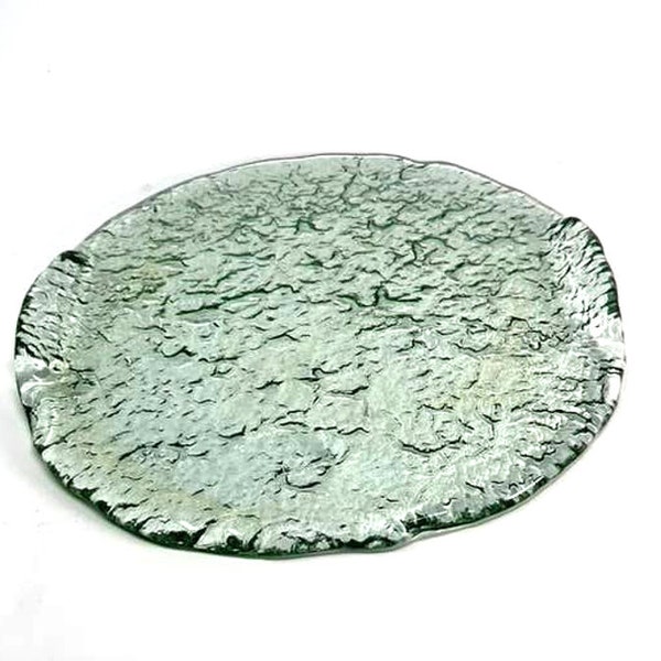 Recycled Glass Plate - Etsy