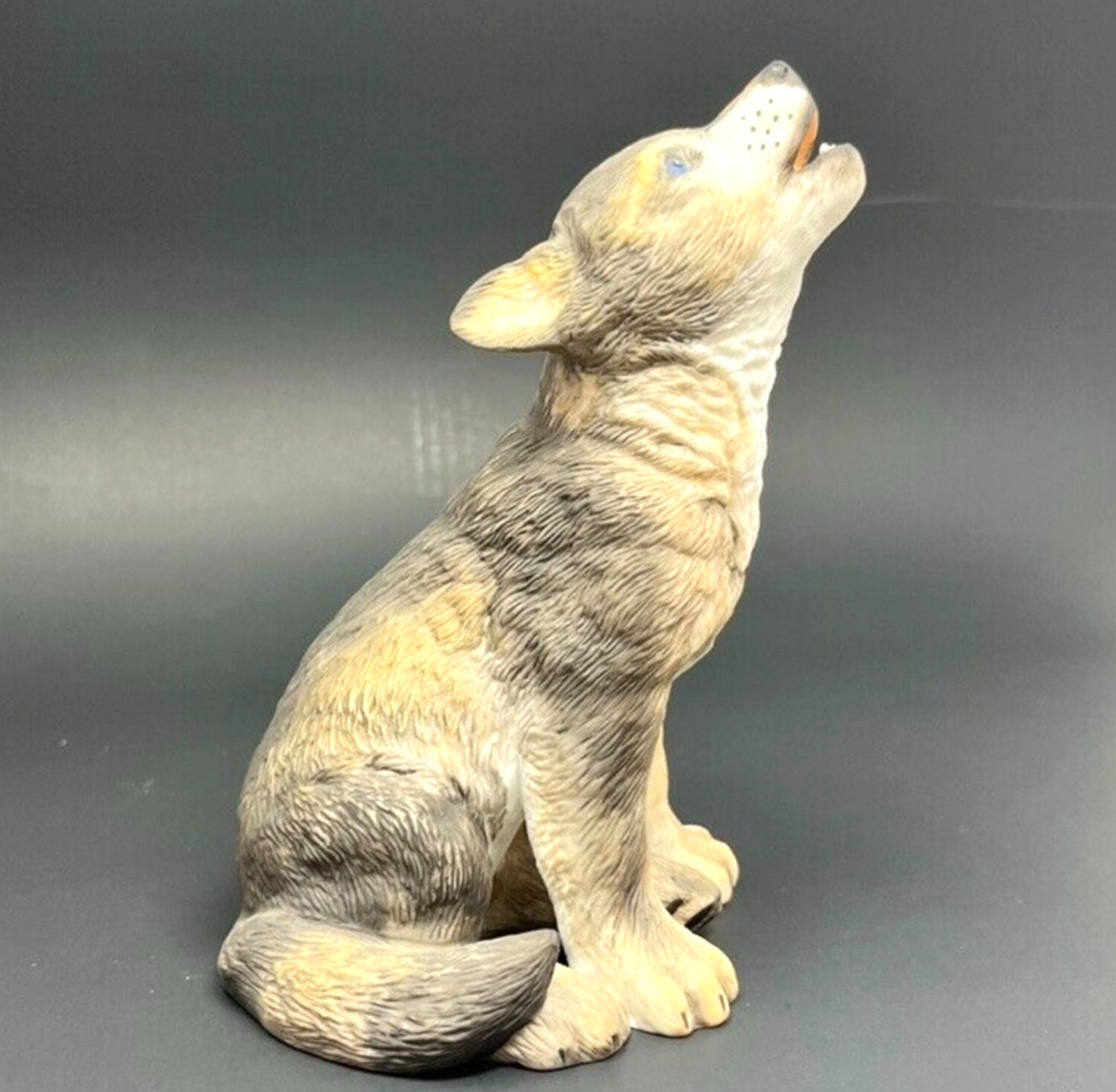1992 LENOX Gray Wolf Pup - Endangered Baby Animals Series - Fine ...