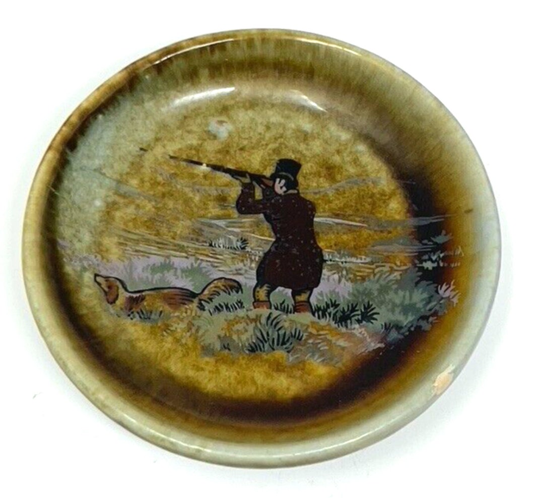 Irish Porcelain Hunting Scene Trinket Dish Made in Ireland 2.5" - Etsy