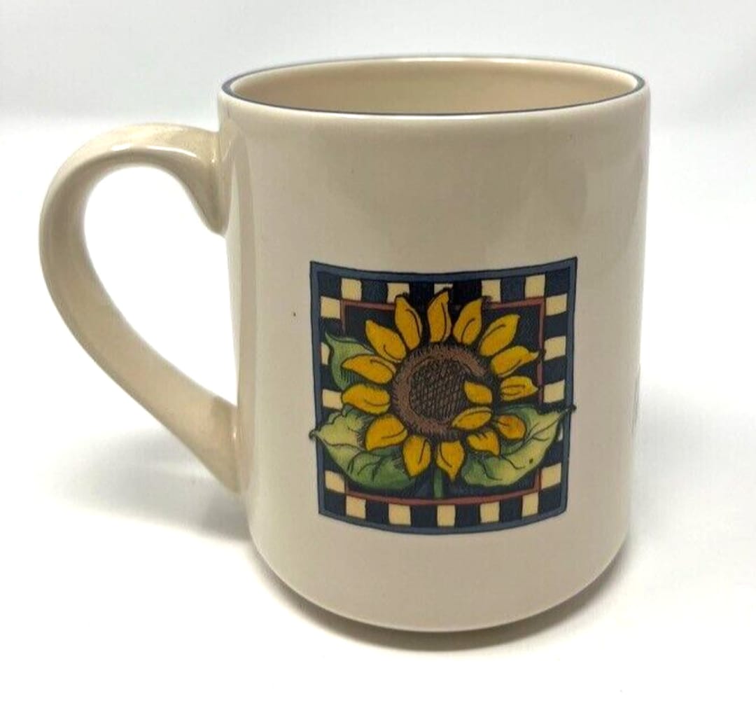 Susan Winget Sunflower Coffee Mug Cup Certified International - Etsy
