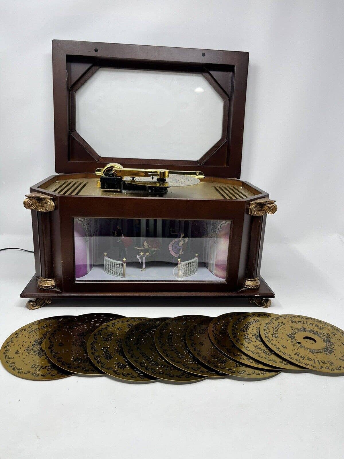 Mr Christmas Gold Label Animated Music Box 10 Metal Disc - Etsy