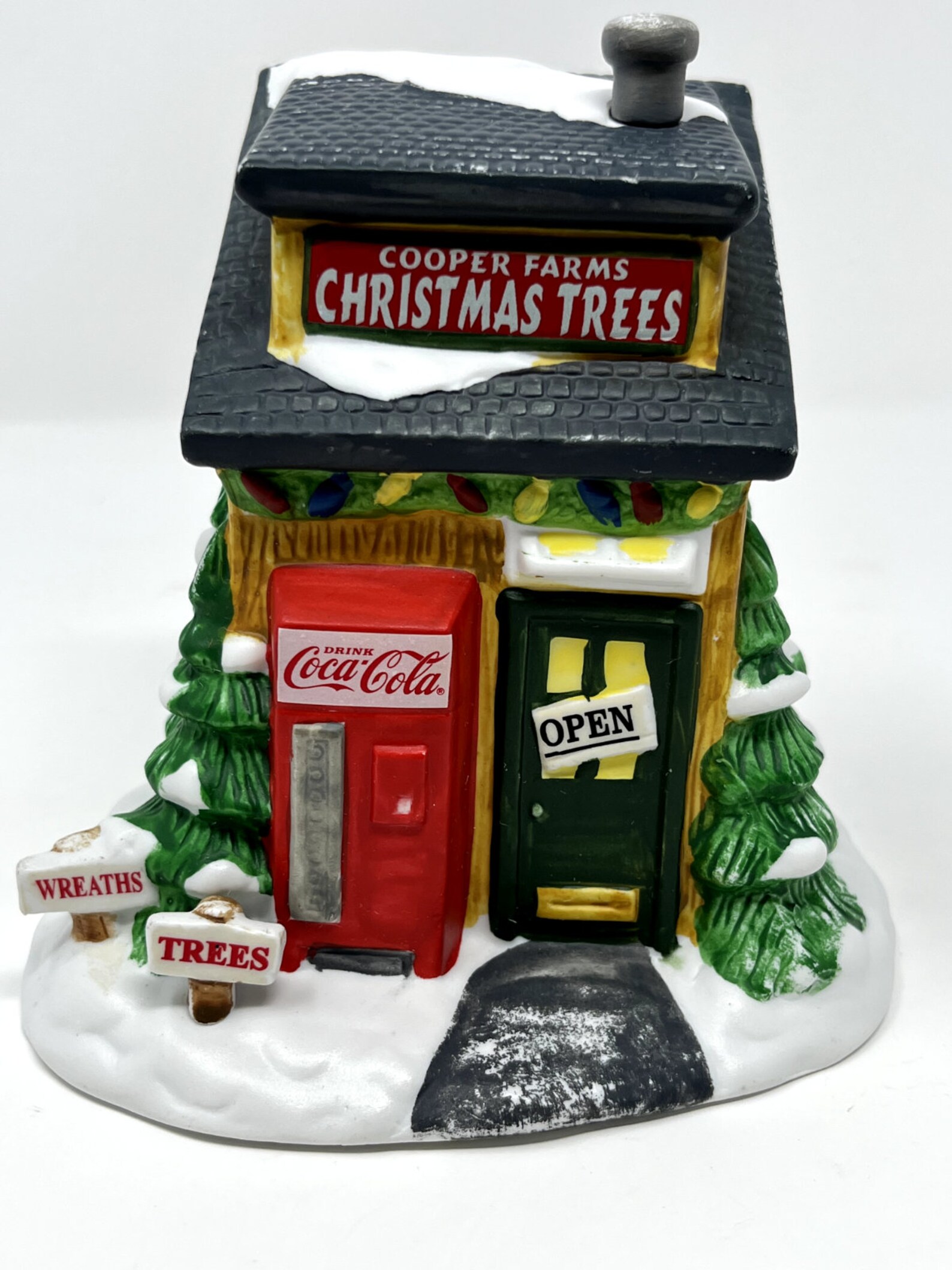Coca Cola Town Square Collection Cooper Farms Christmas Trees 5 1/2 - Etsy