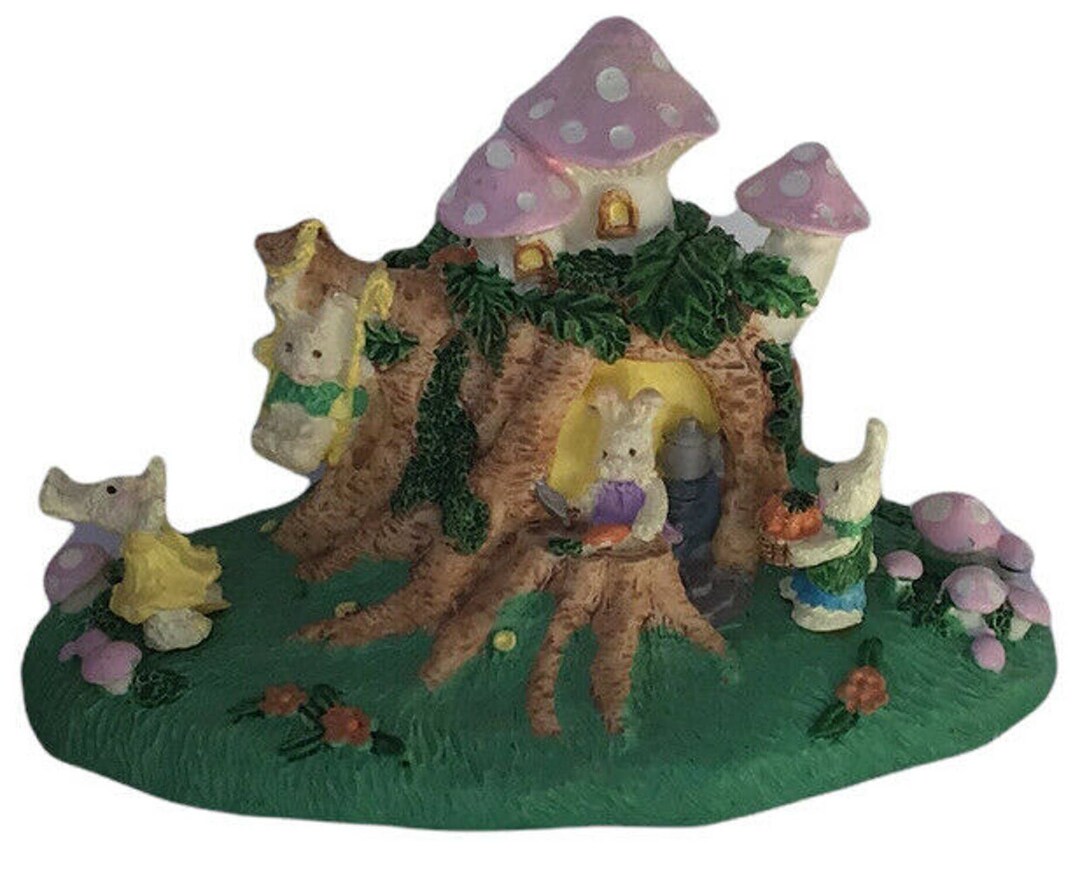 Easter Jubilee Bunny Rabbit Decor Family Tree House - Etsy