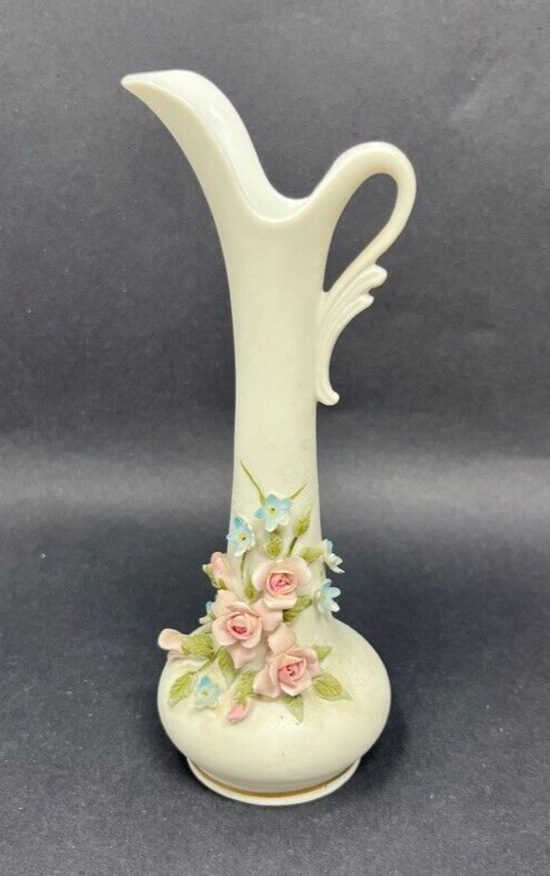 Lefton China Pink Bud Vase Heavenly Rose 7 1/4 in Height As-is - Etsy
