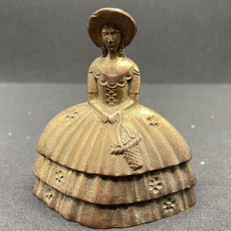 Victorian Lady Bell Jane Eyre England Brass/ Bronze 3" - Etsy