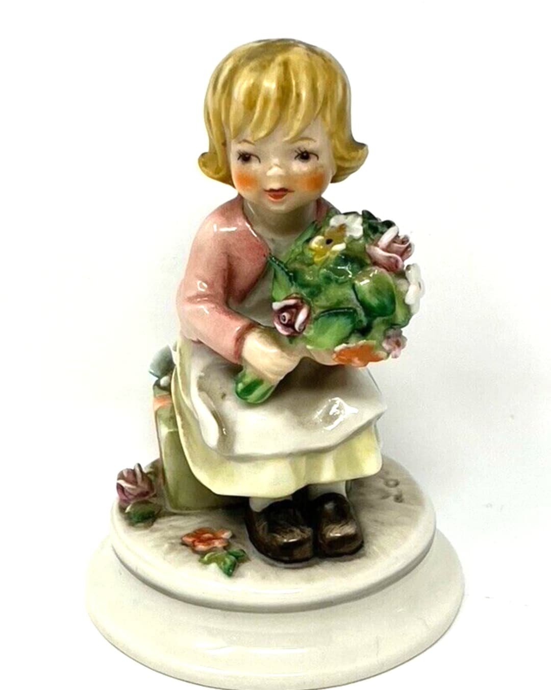 GOEBEL Porcelain Girl Blumenkinders Figurine Lore 246 West Germany 1970 ...