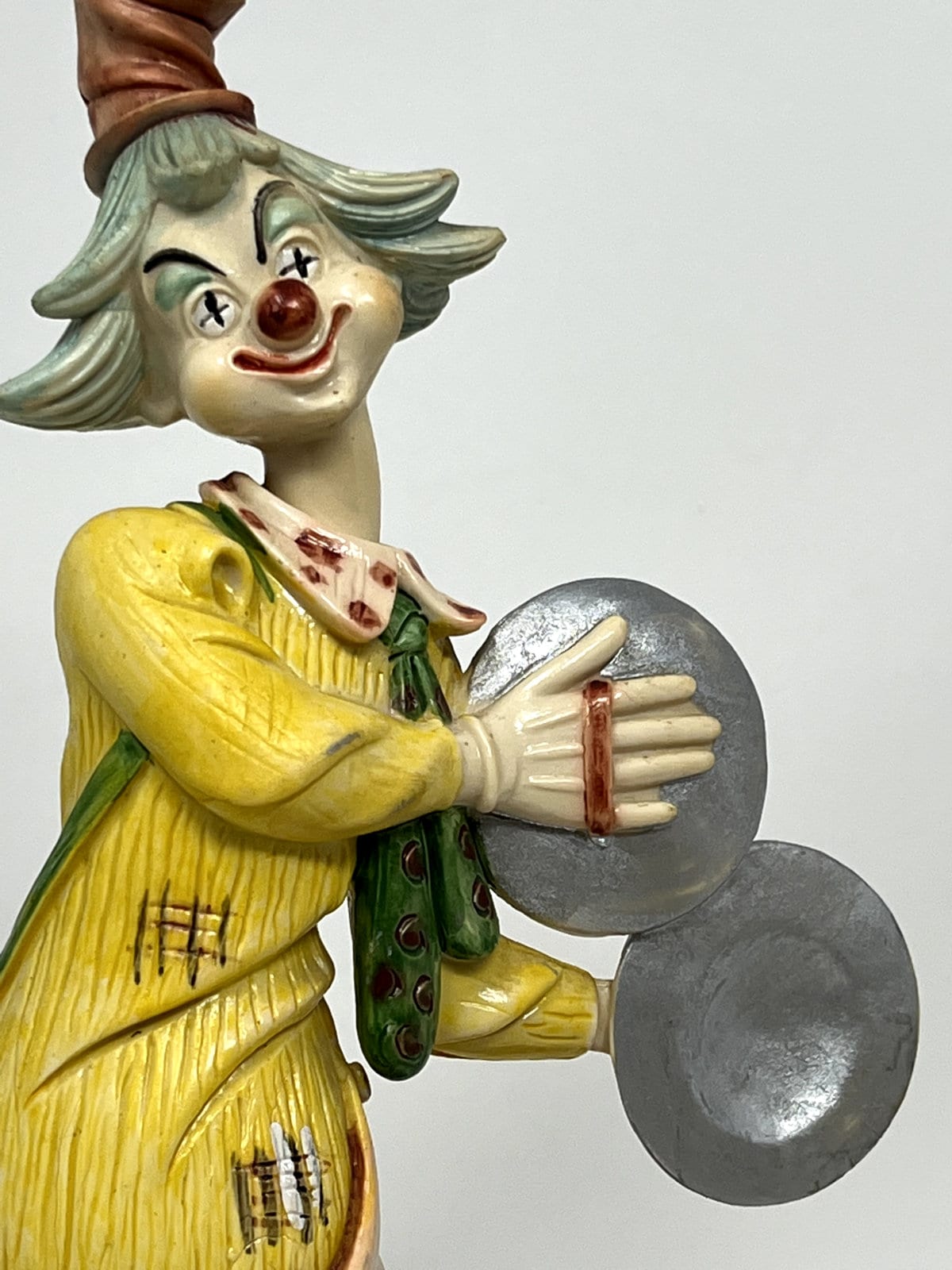 Vintage Circus Clown Figure Hand Made in Italy Resin 9 Tall - Etsy