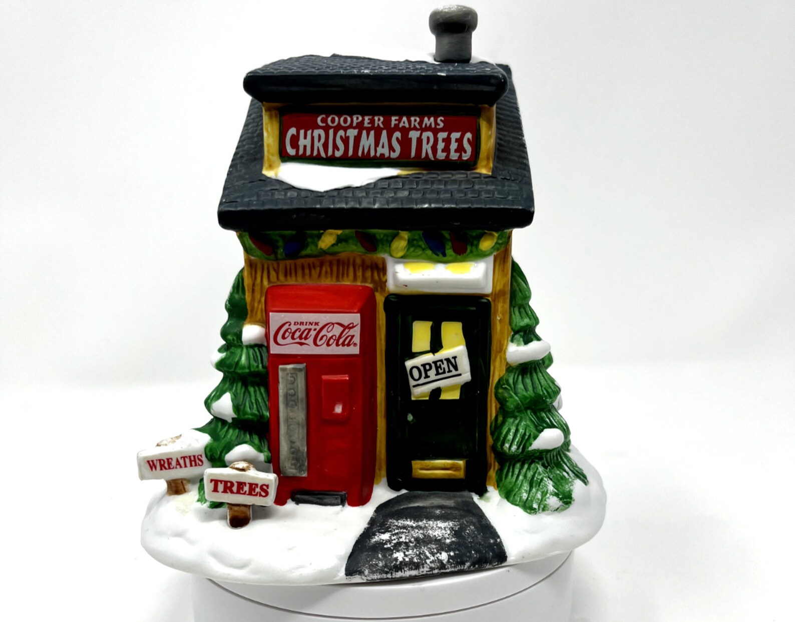 Coca Cola Town Square Collection Cooper Farms Christmas Trees 5 1/2 - Etsy