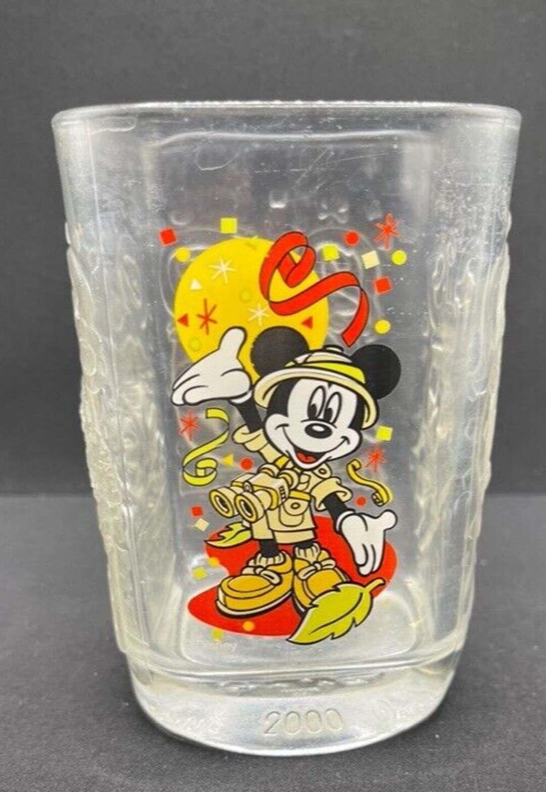 Walt Disney World Micky Maus Millenium 2000 Glas MacDonalds Disney ...