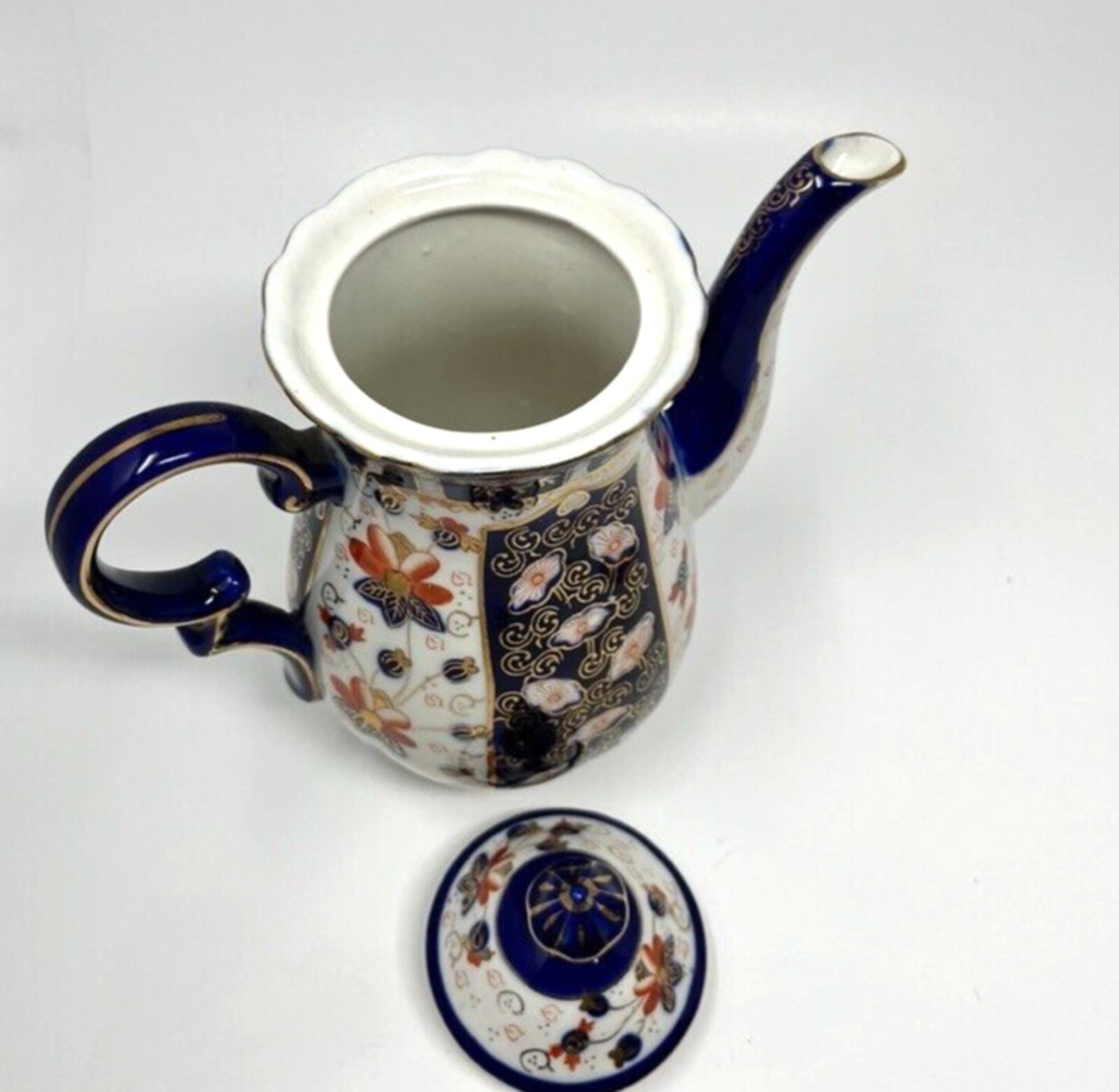 S.G.K. Made in Occupied Japan Coffee Pot Floral Design 8.5" - Etsy