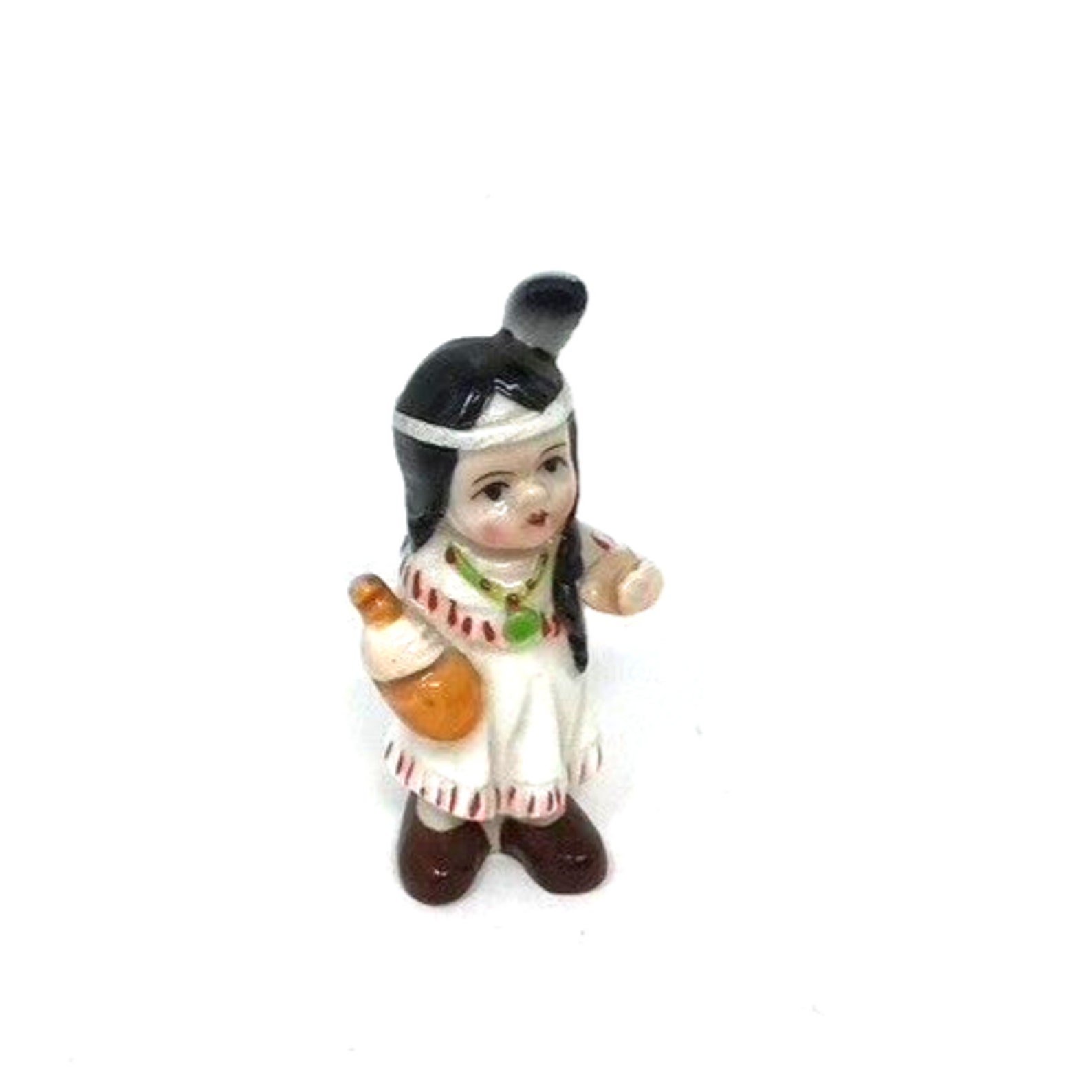 Vtg Disneyland Small World Native American Girl Figurine - Etsy
