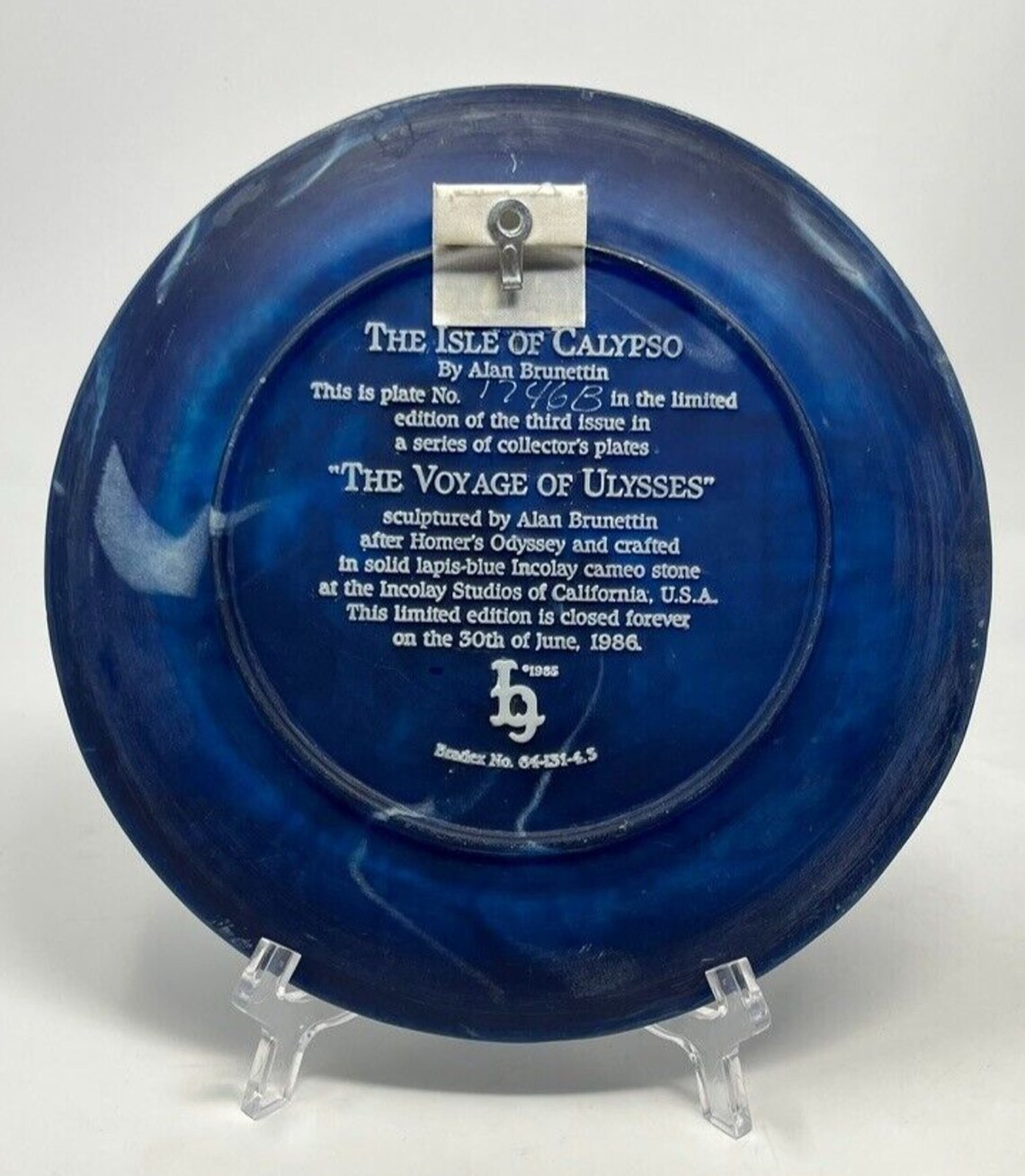 The Isle of Calypso Collector's Cameo Plate Sculptured by Alan ...