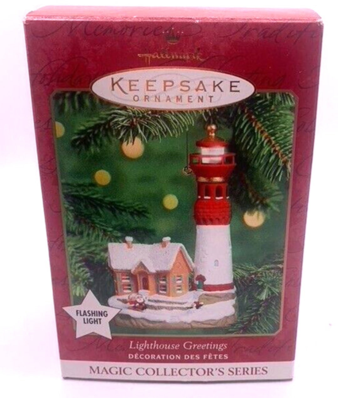 2000 Hallmark LIGHTHOUSE Greetings Magic Collector's Series Light ...
