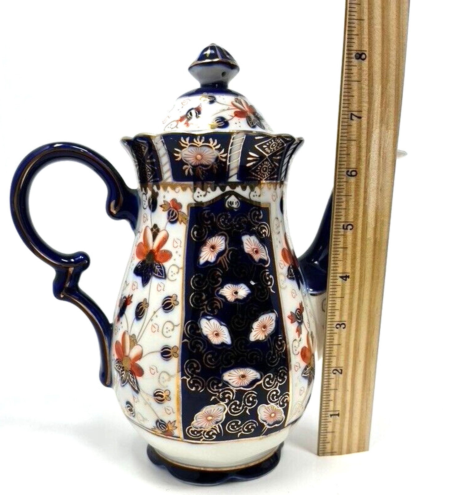 S.G.K. Made in Occupied Japan Coffee Pot Floral Design 8.5" - Etsy