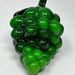 Hand Blown Molded Glass Grape Cluster Green 6" Art Crafted Table Decor ...