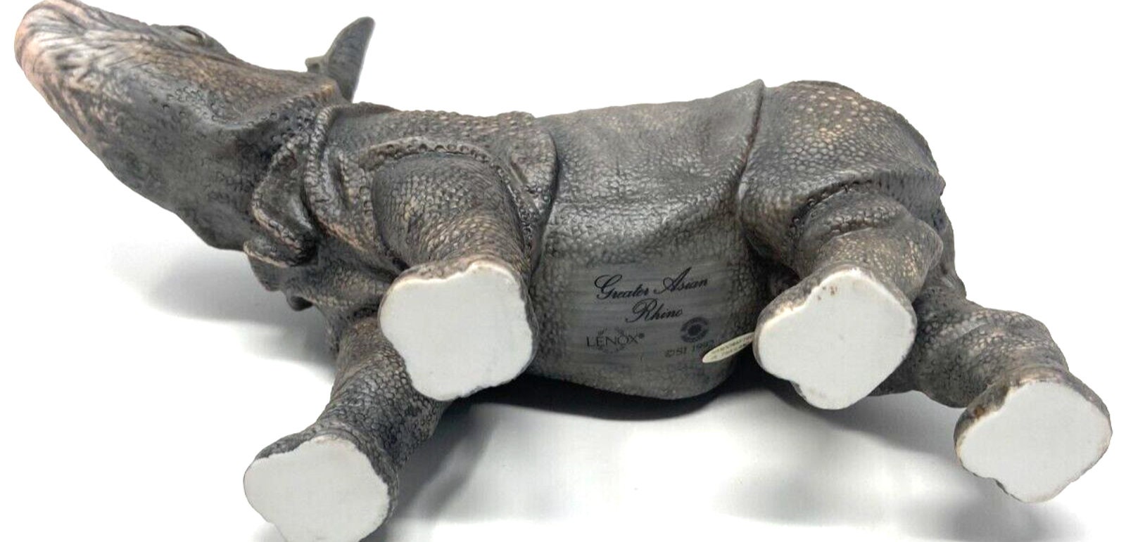 LENOX Greater Asian Rhino Fine Porcelain Figurine 1992 Etsy Canada