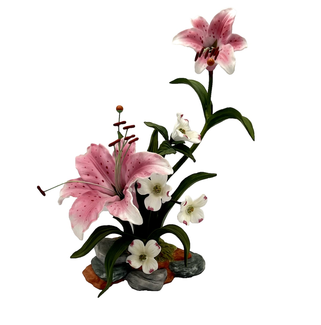 Lenox Rubrum Lily ~ Fine Bone China~lilium Speciosum ~ Hand Crafted in ...