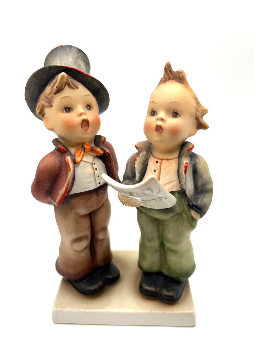 Duet Goebel Hummel 6" Figurine #130 TMK2 Two Boys Singing VINTAGE - Etsy