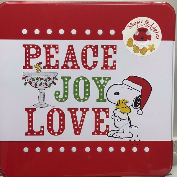 Vintage Snoopy Tin - Etsy