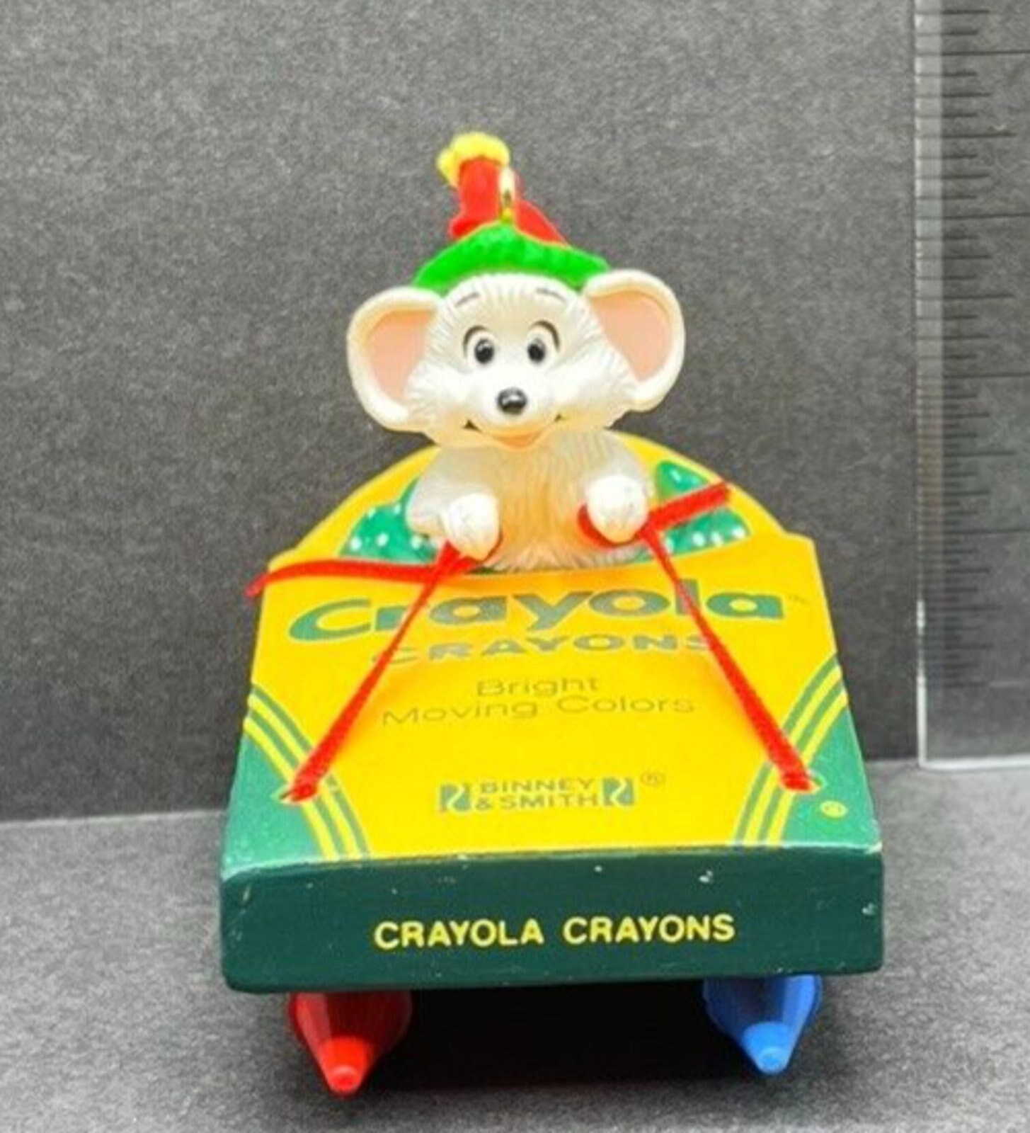 Vintage 1990 Hallmark Crayola Crayon Ornament Bright Moving Colors ...