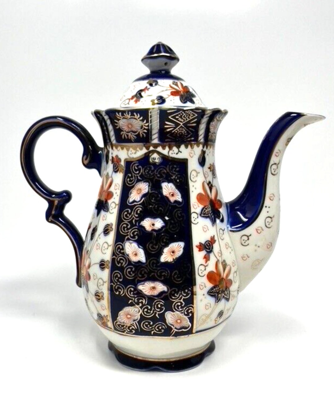S.G.K. Made in Occupied Japan Coffee Pot Floral Design 8.5" - Etsy