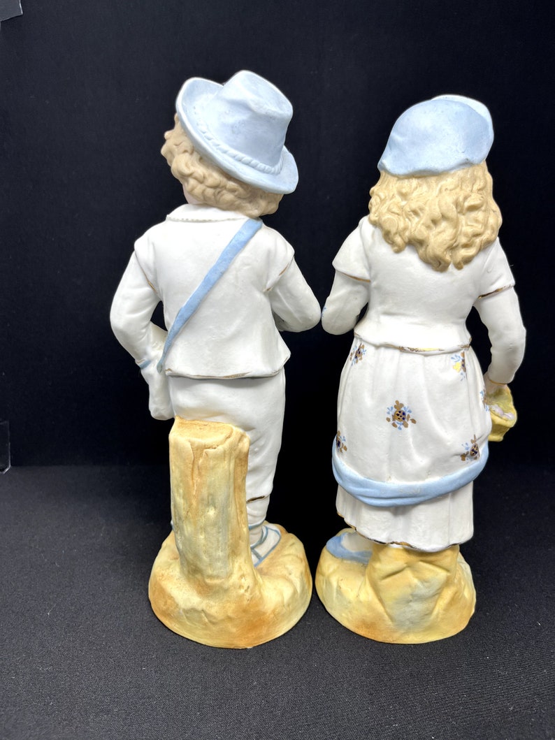 Antique Gebruder Heubach Germany Bisque Porcelain Boy and Girl ...