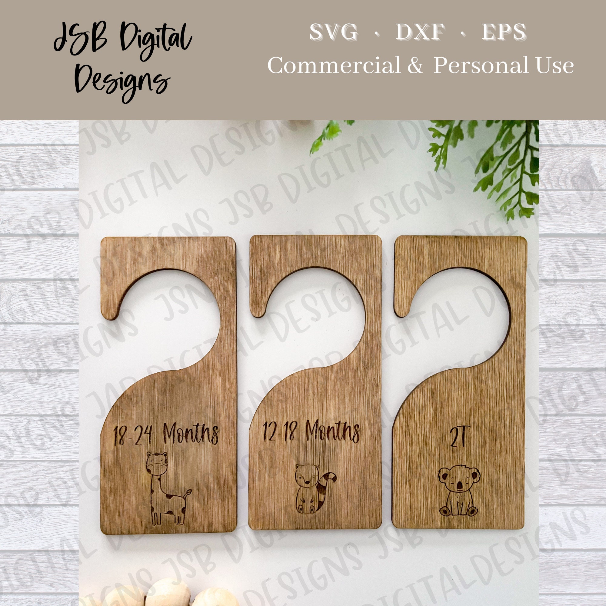 Baby Closet Divider SVG Glowforge SVG Cut File Digital Cut - Etsy