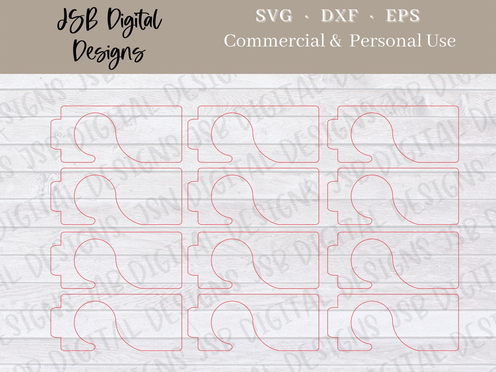 Closet Divider Template SVG Baby Clothes Divider Blank Svg - Etsy