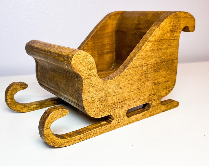 Wooden Santa Christmas Sleigh Bandsaw Template Plan - Etsy