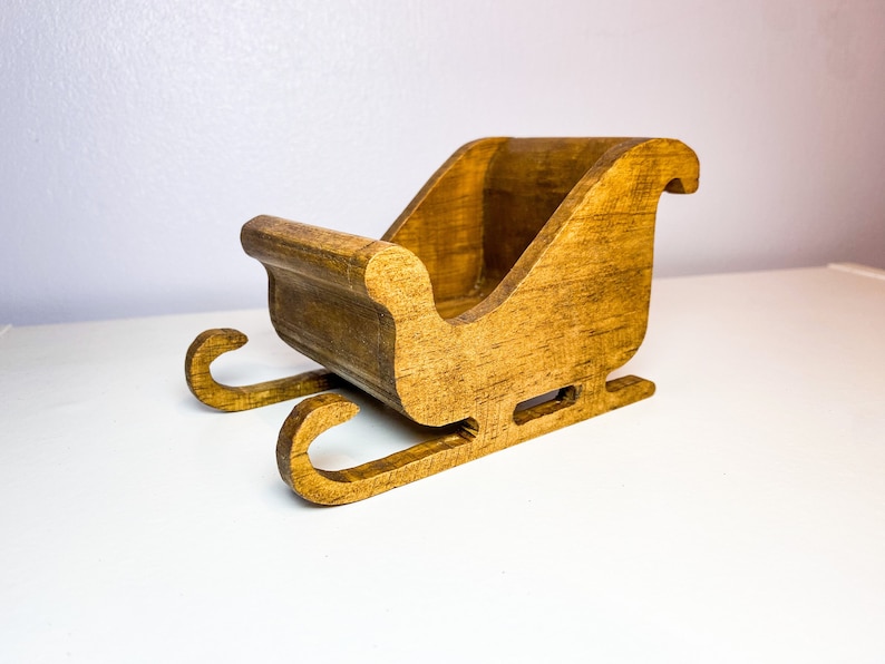 Wooden Santa Christmas Sleigh Bandsaw Template Plan - Etsy