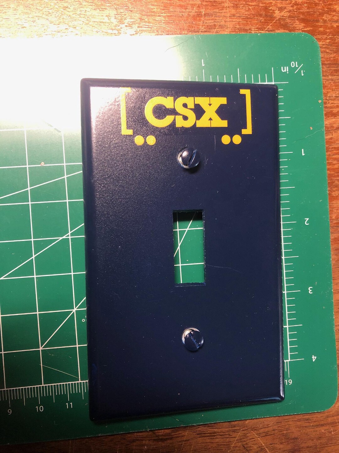 CSX RAILROAD Wall Light Switch Cover Custom Made - Etsy