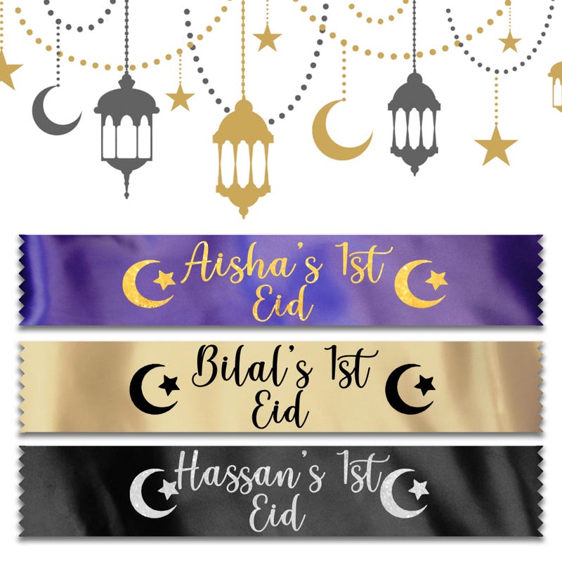 Eid Moon and Star Decorations - Etsy UK