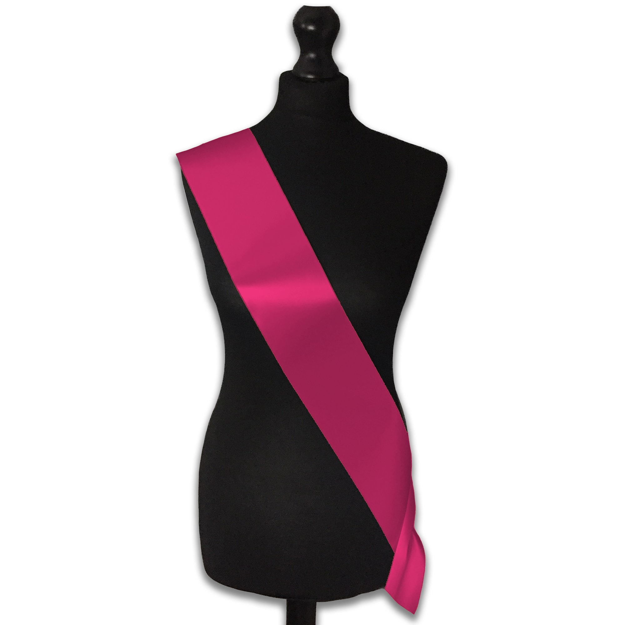 Plain Sash - Hot Pink - Make Your Own Sash - Add Your Own Text and ...