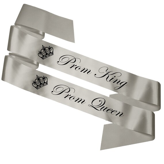 Prom King And Queen Sash