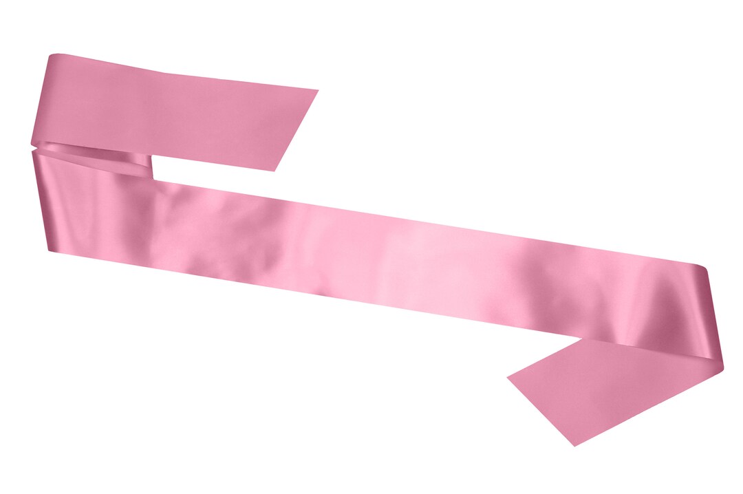 Plain Sash - Baby Pink - Make Your Own Sash - Add Your Own Text and ...