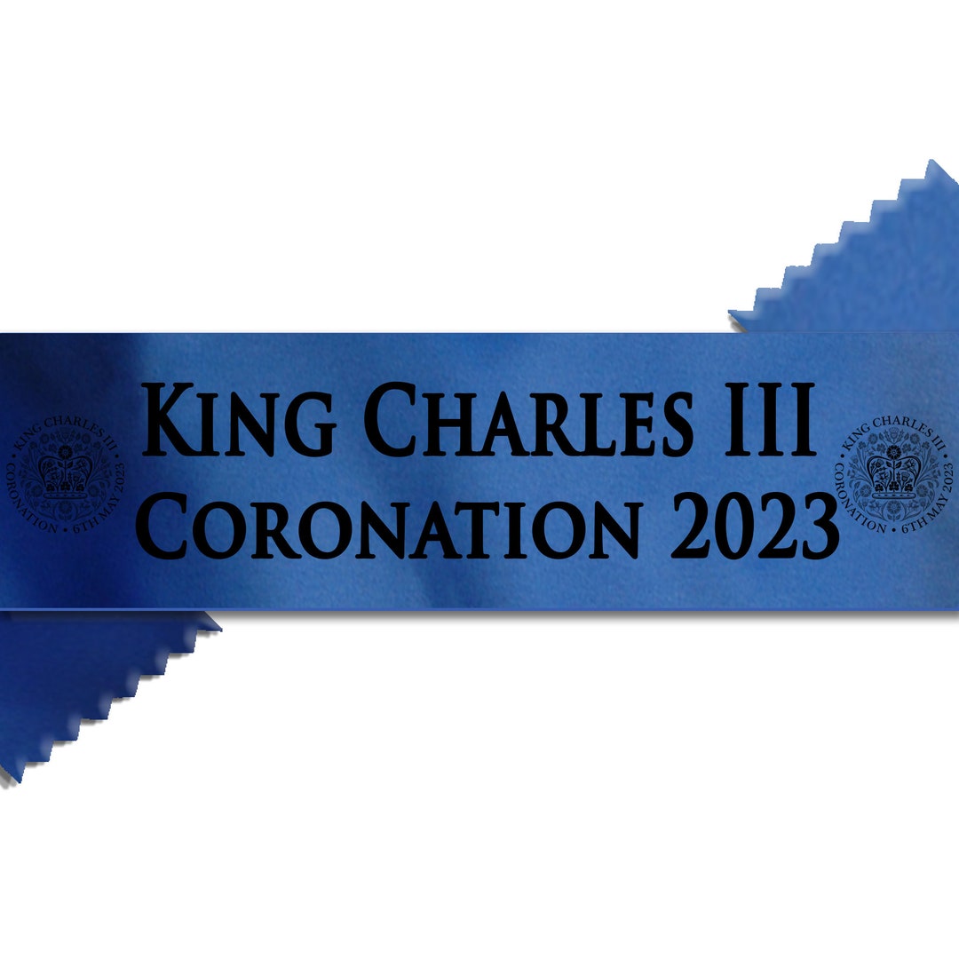 King Charles III Coronation Banner Celebrate the King's - Etsy