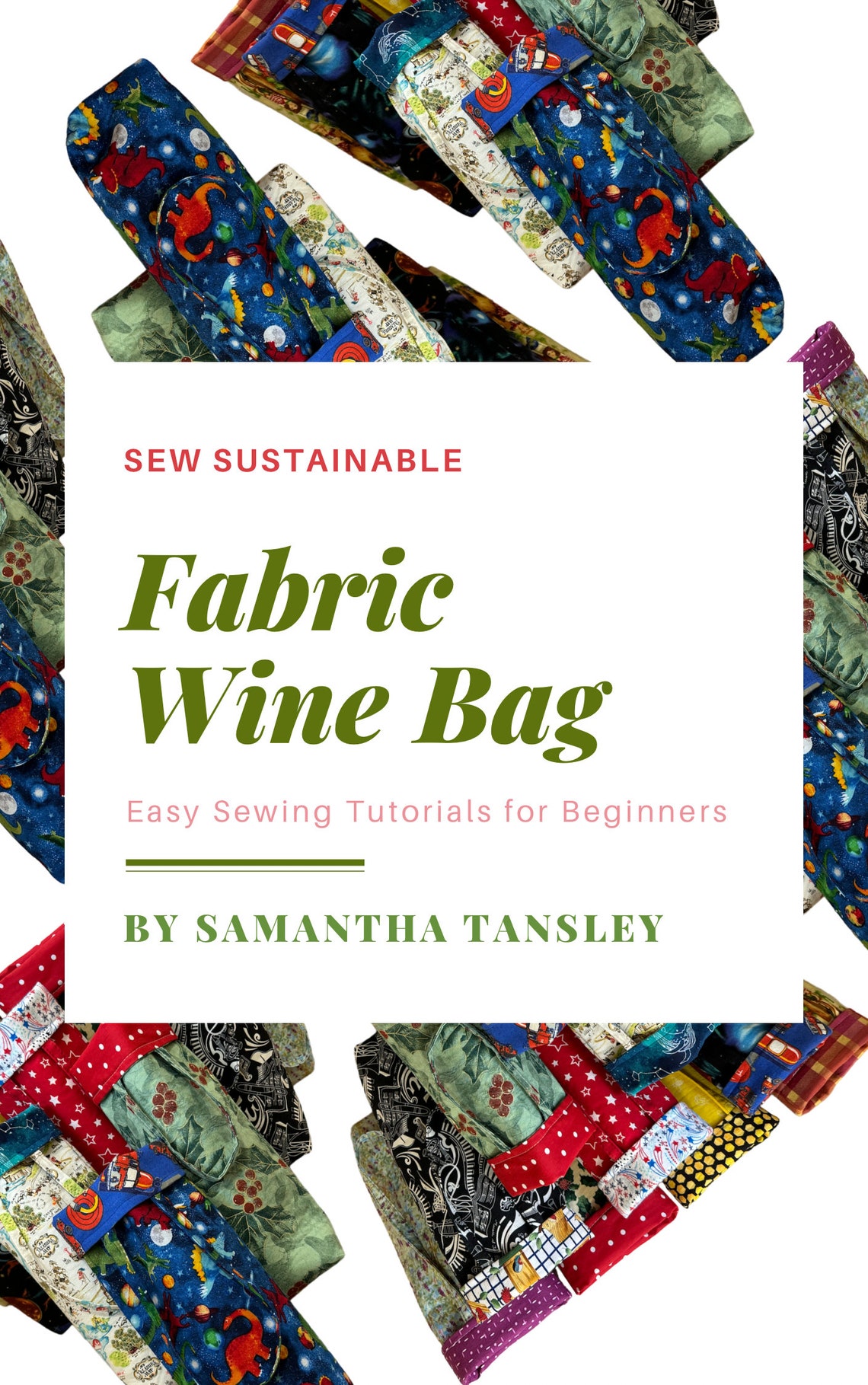 PDF Sewing Pattern, Fabric Wine Bag - Etsy