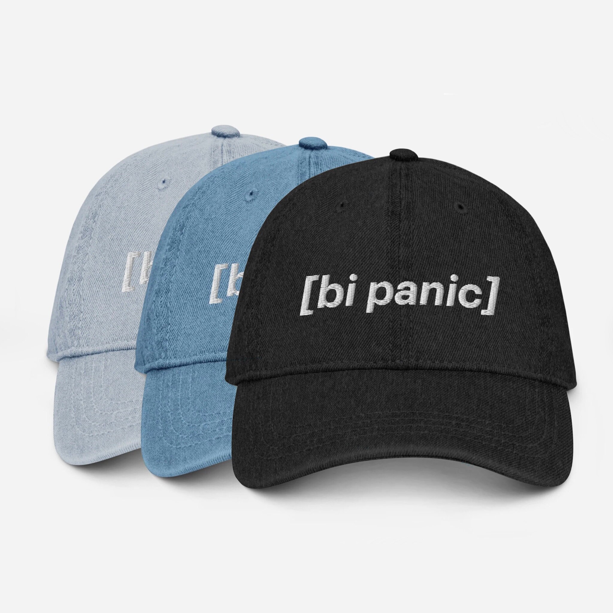 BI PANIC Denim Hat - Etsy