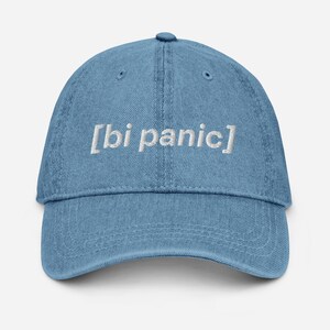 BI PANIC Denim Hat - Etsy