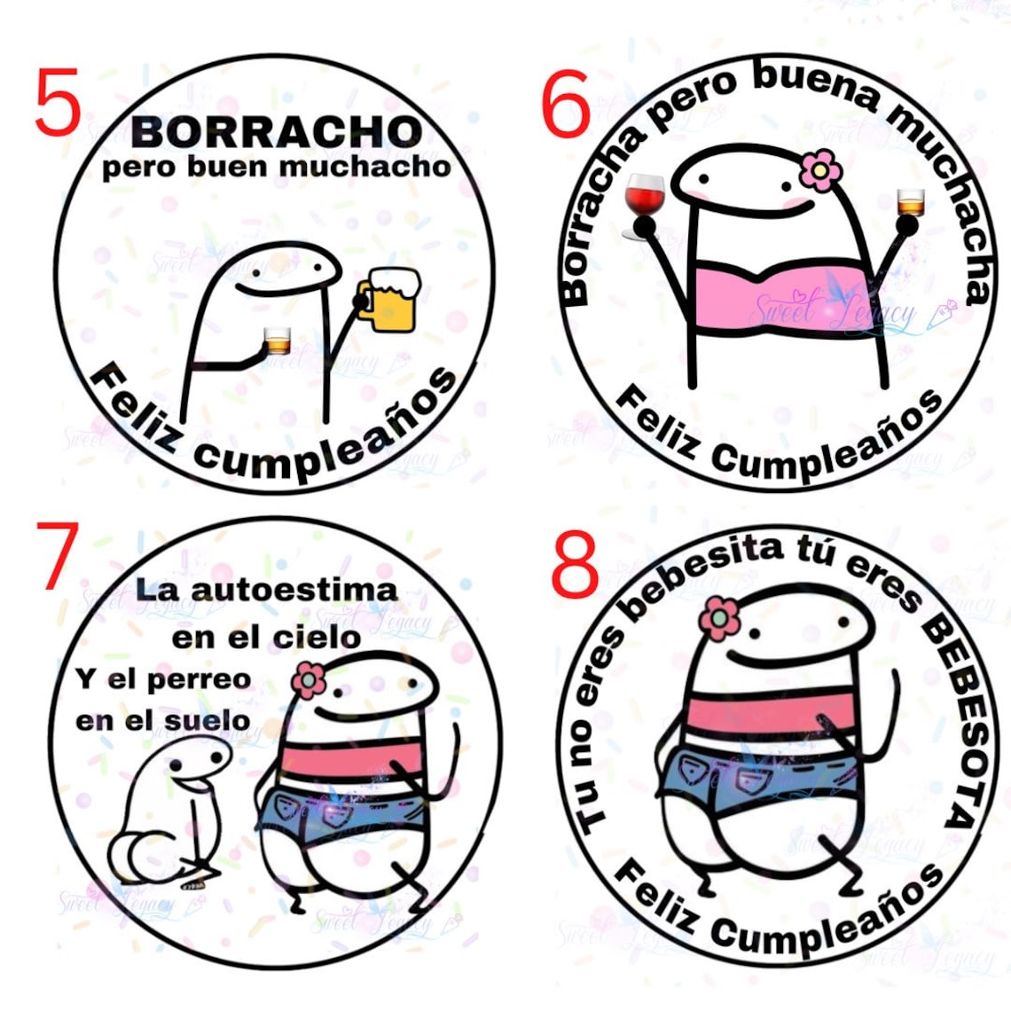 Flork Edible Cake Topper Cupcakes Topper Flork Meme - Etsy