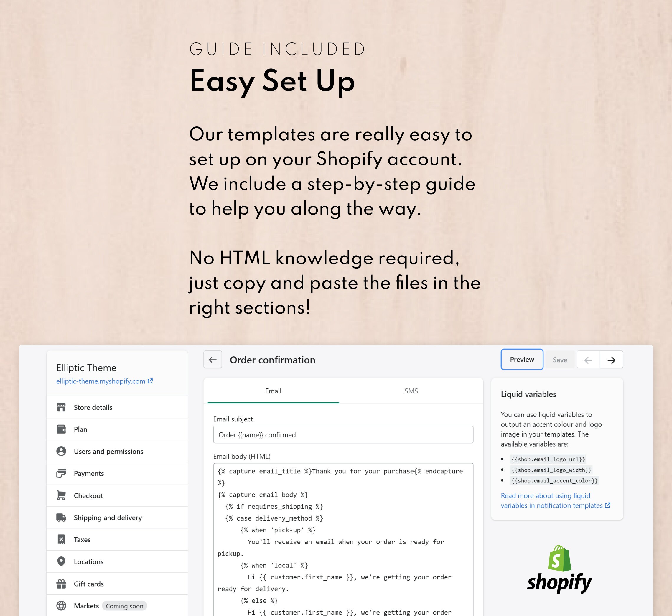 Custom Shopify Order Confirmation Email, Shopify Confirmation ...