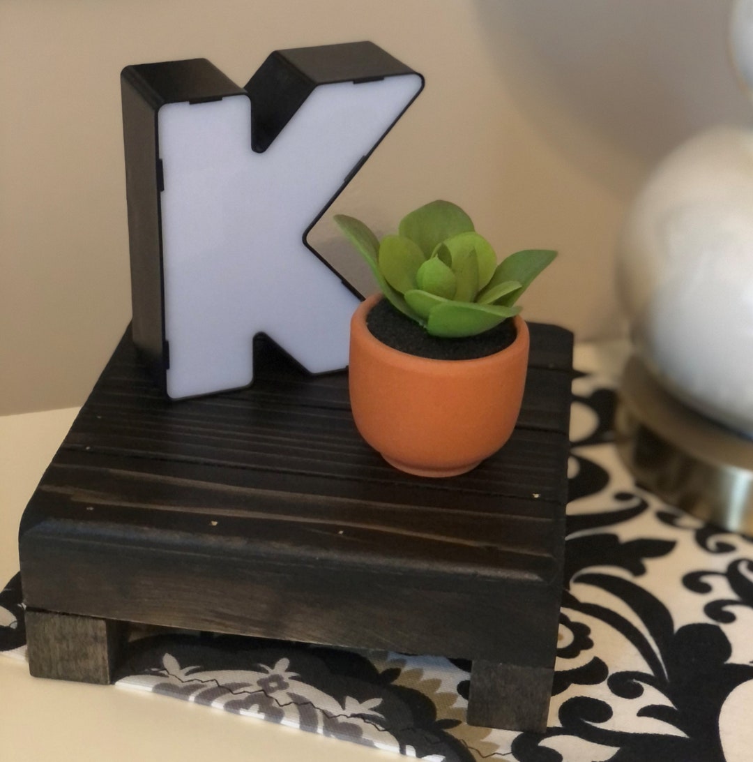 Square Wood Black Pallet Riser, Wood Decor Display Stand, Display Tray ...