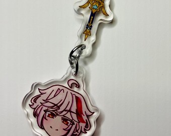 Two Part Keychain - Etsy