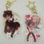 KNY Demon Samurai Anime Matching Keychain Set - Etsy