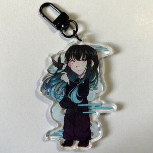 KNY Demon Samurai Anime Matching Keychain Set - Etsy