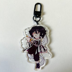 KNY Demon Samurai Anime Matching Keychain Set - Etsy