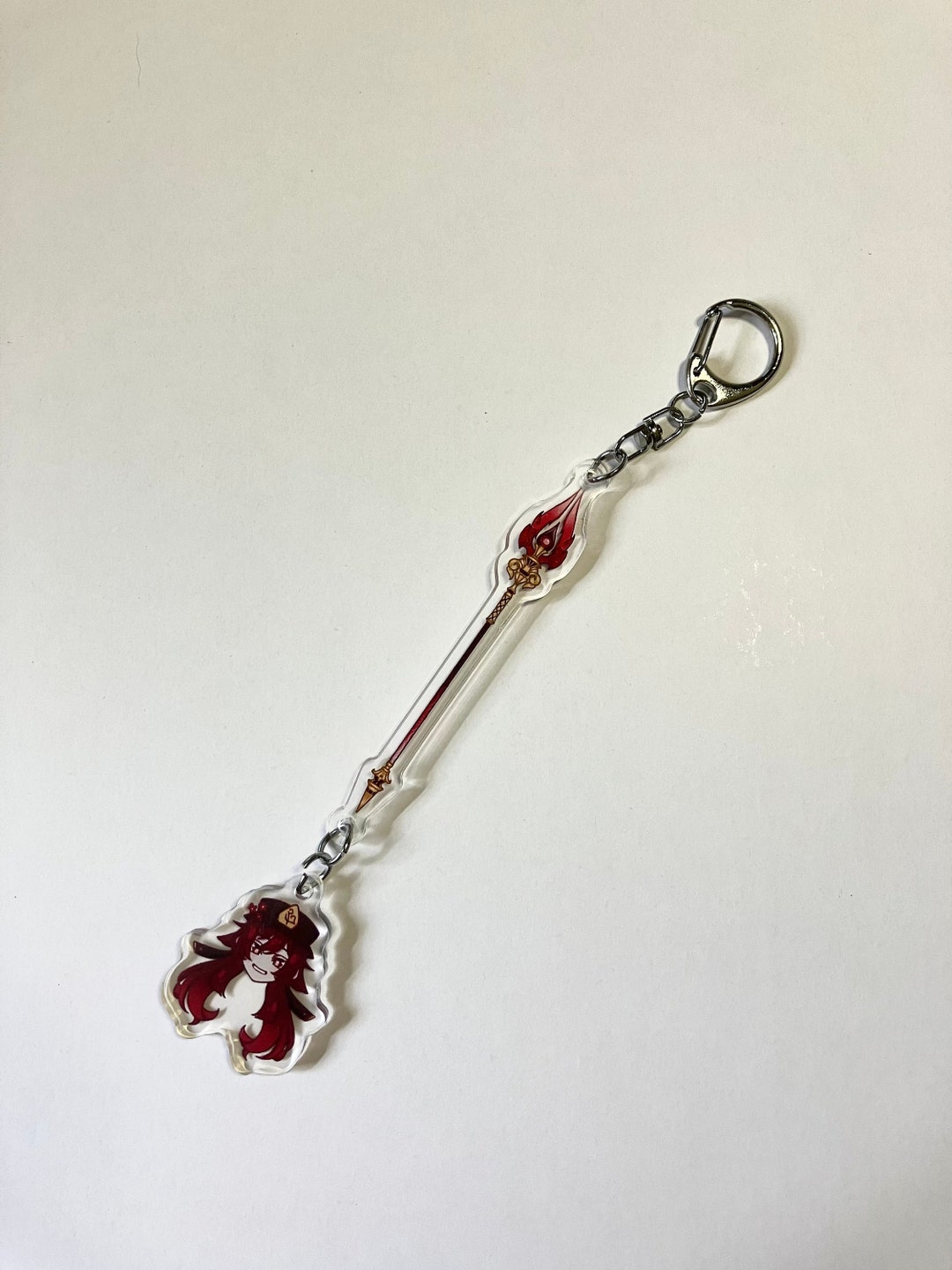 Genshin Impact Two Part Keychain Hu Tao - Etsy