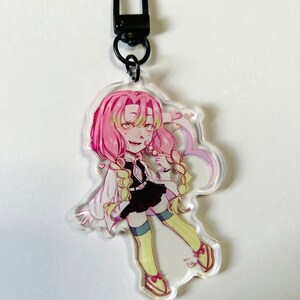 KNY Demon Samurai Anime Matching Keychain Set - Etsy